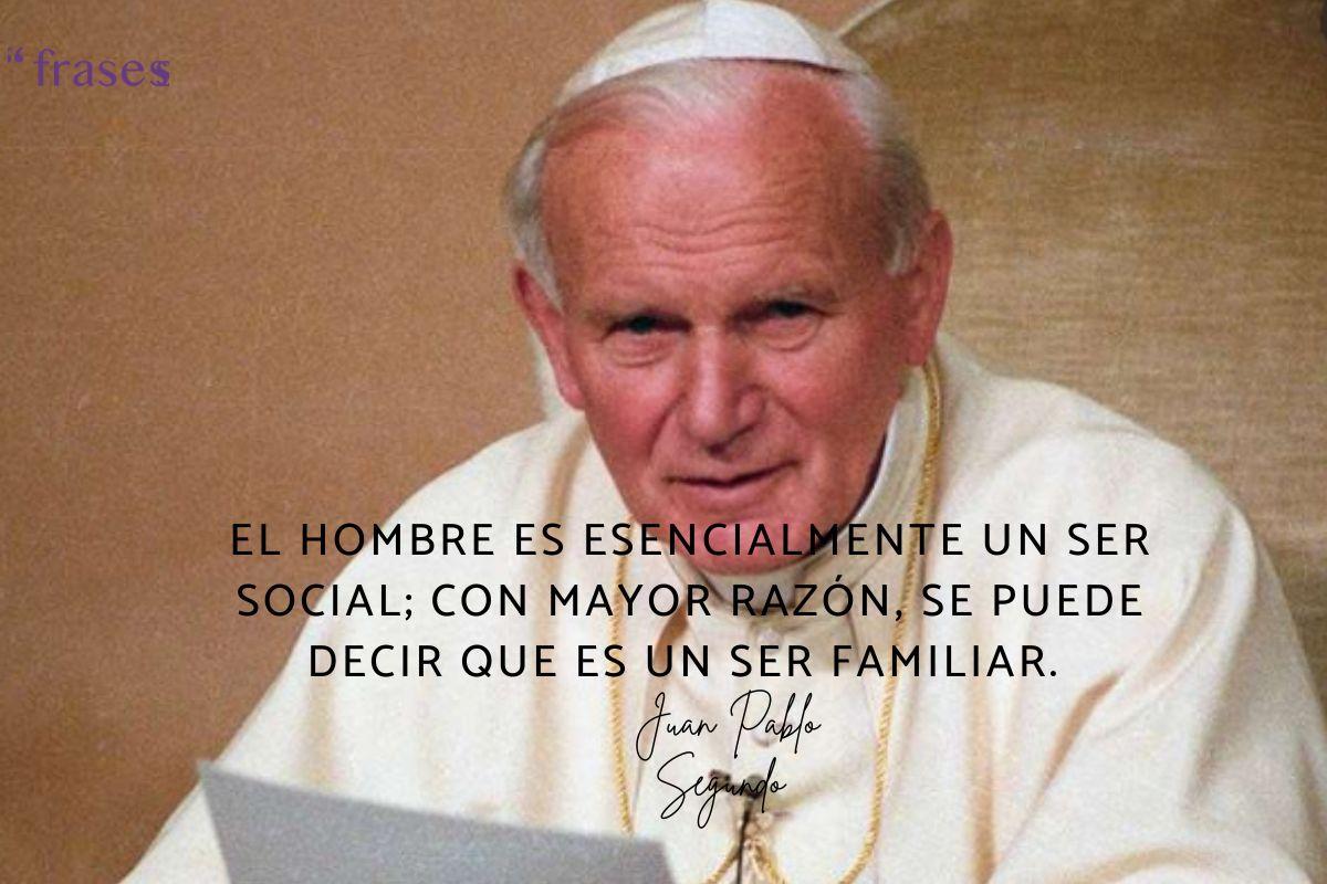 Las mejores 50 frases de JUAN PABLO SEGUNDO ¡Reflexivas, de amor y paz!