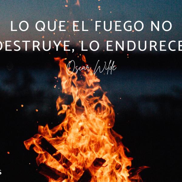 Combatir El Fuego Con Fuego Frase